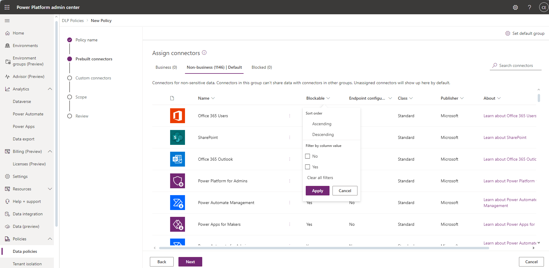 Controlling Power Platform Data Flows with DLP – Platform Guardian